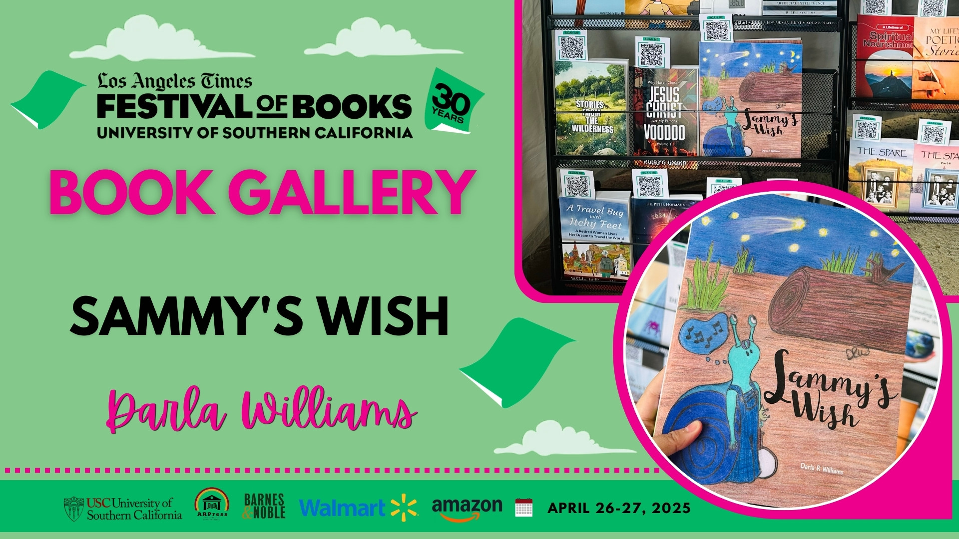 “Sammy's Wish” by Darla R. Williams is displayed at the 2025 Los ...